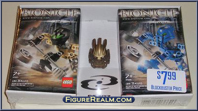 Twin-Pack with Gold Mask - Bionicle - 2003 - Lego Action Figure