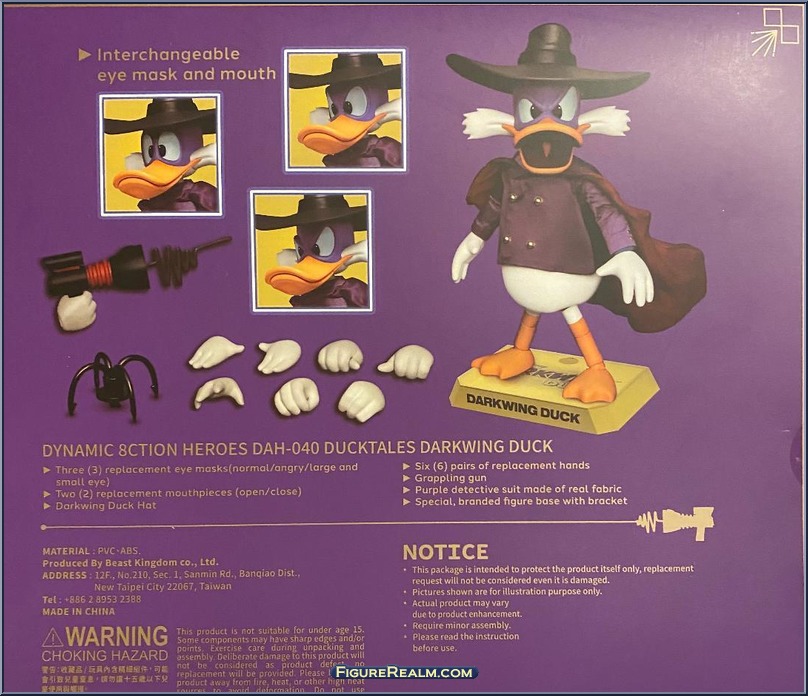 Darkwing Duck - Disney - Dynamic 8ction Heroes - Beast Kingdom Action ...