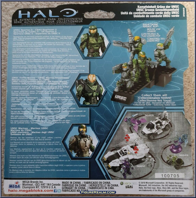 UNSC Green Combat Unit - Halo - Sets - Mega Bloks Action Figure