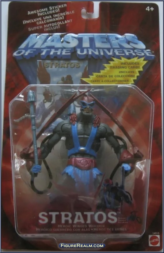 Stratos - He-Man - 2002 Series - Trading Cards - Mattel Action Figure