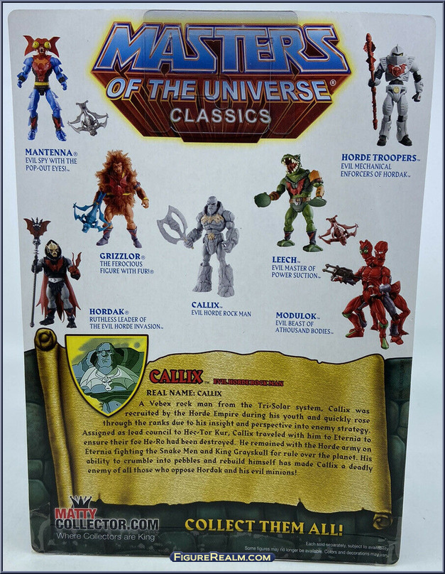 Callix (Evil Horde) - Masters of the Universe - Classics - Basic Series ...