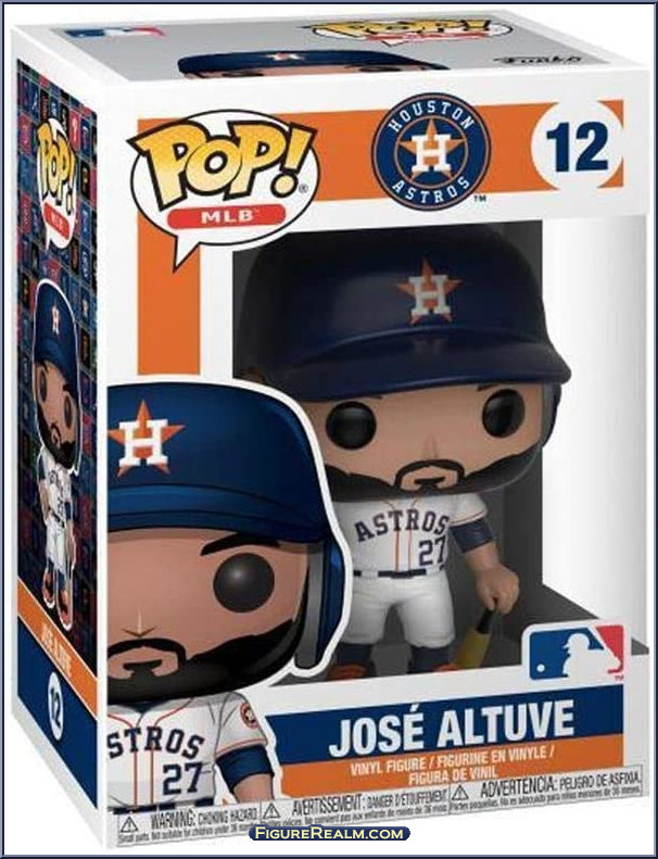 Jose Altuve (Astros / White) - MLB - Pop! Vinyl Figures - Funko Action ...