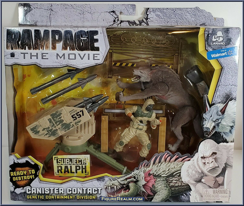 Raph - Rampage - Movie - Canister Contact - Lanard Toys Action Figure
